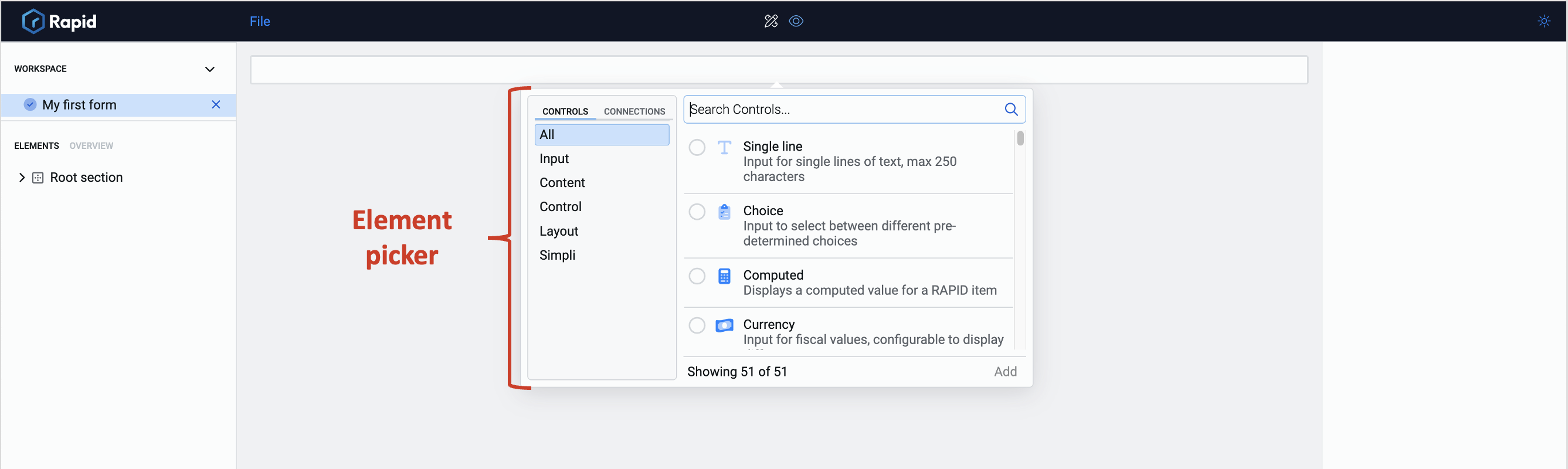 Designing Adaptive Document Forms | Rapid Platform Docs