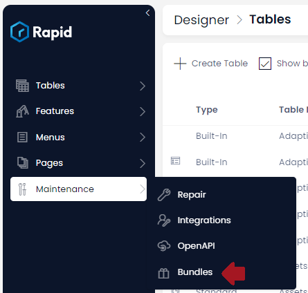 Bundle Installation | Rapid Platform Docs