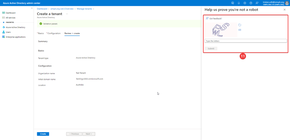 Setting up an Azure Tenant | Rapid Platform Docs