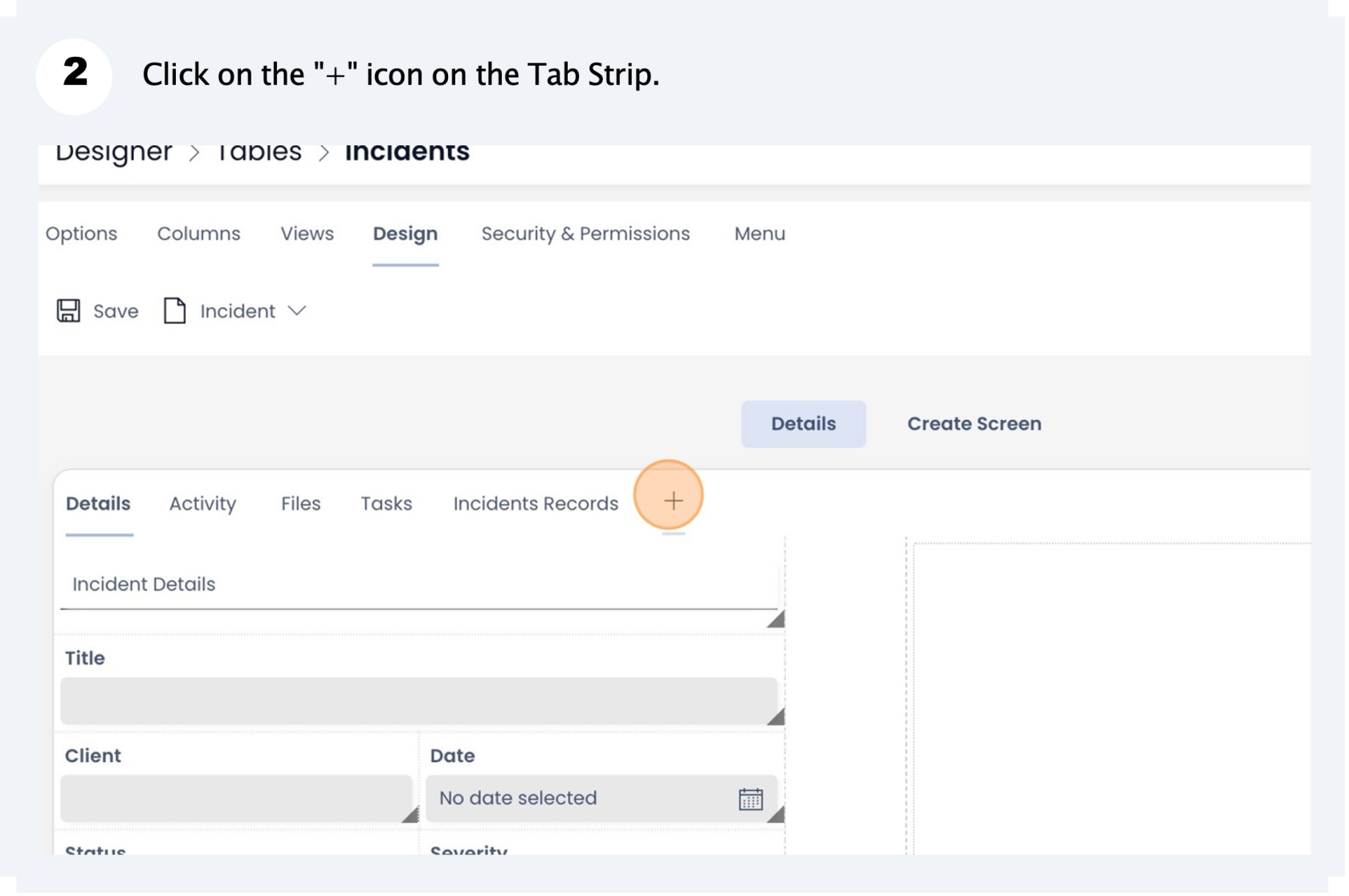 How to create a Page in Designer | Rapid Platform Docs