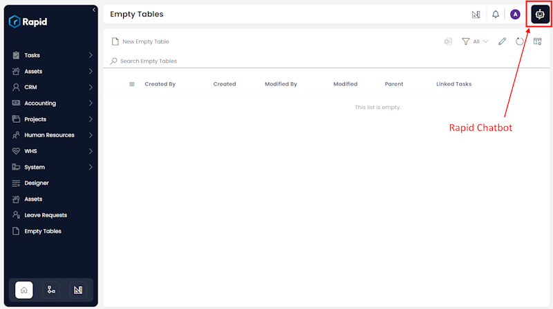 Creating a support requests | Rapid Platform Docs