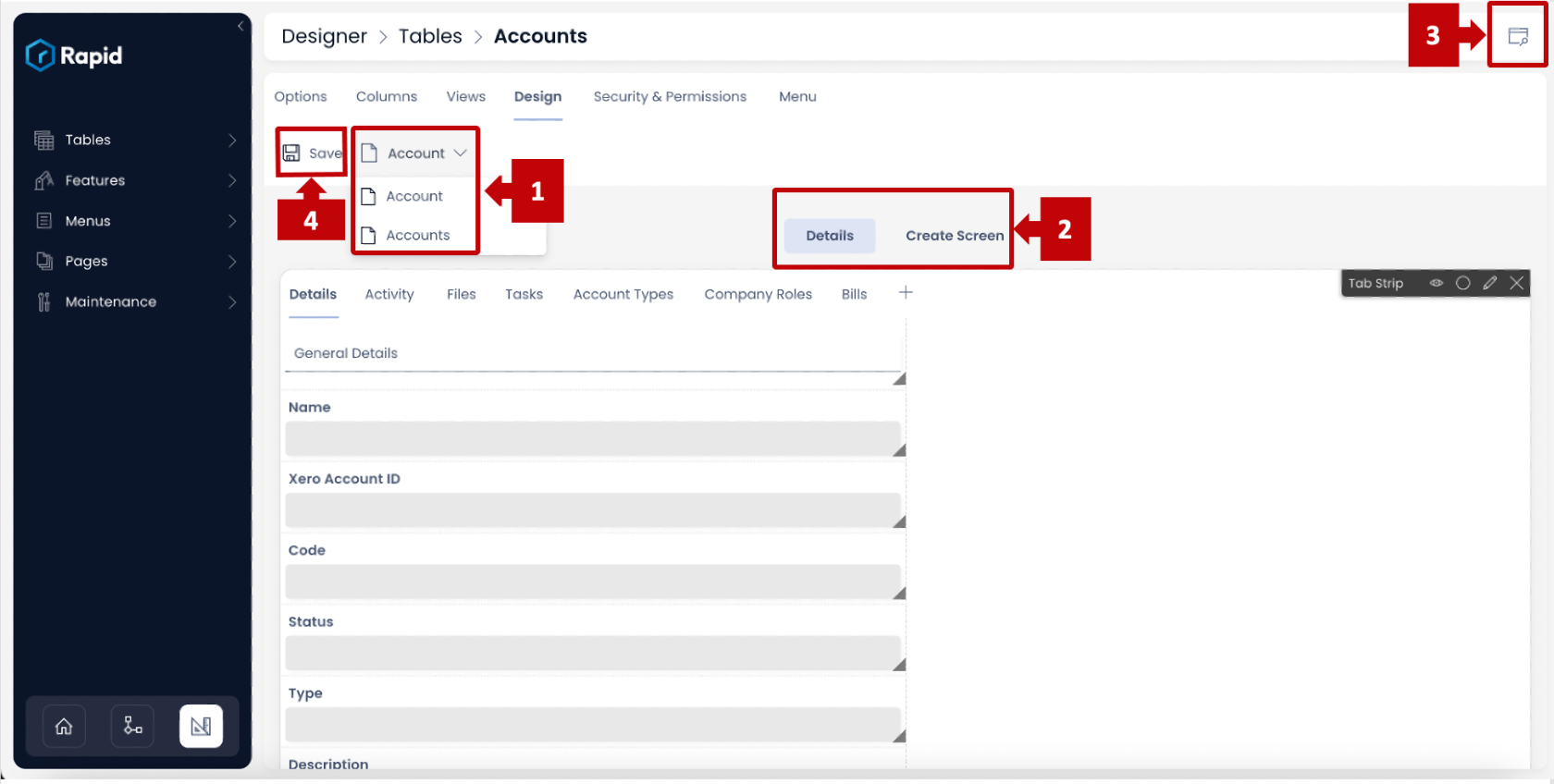 All about Pages in Designer | Rapid Platform Docs