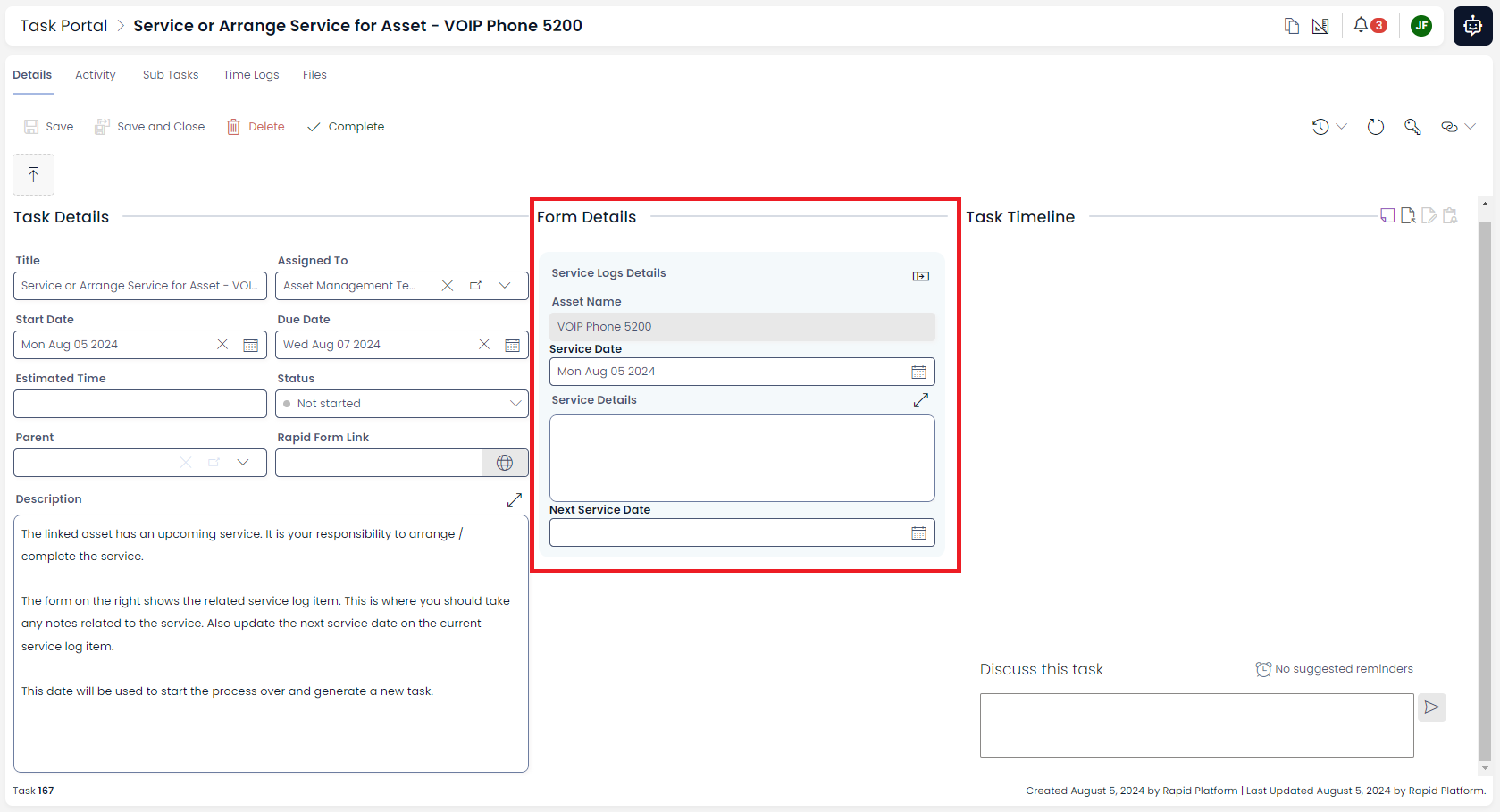 Forms and Processes | Rapid Platform Docs